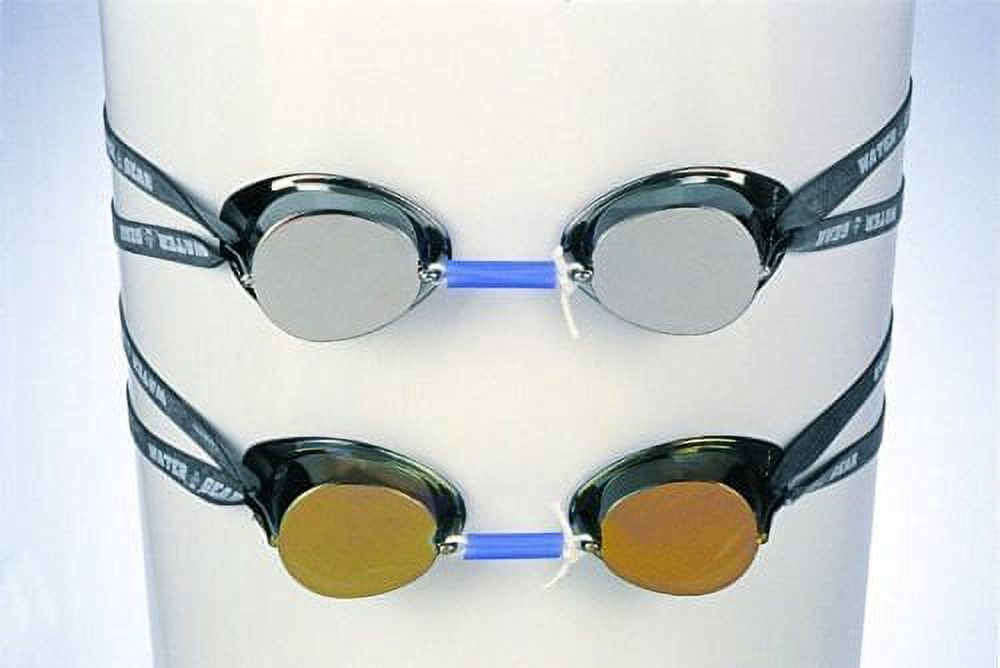 Water Gear Metallic Swedish Pro Anti-Fog Swim Goggles Silver - Walmart.com