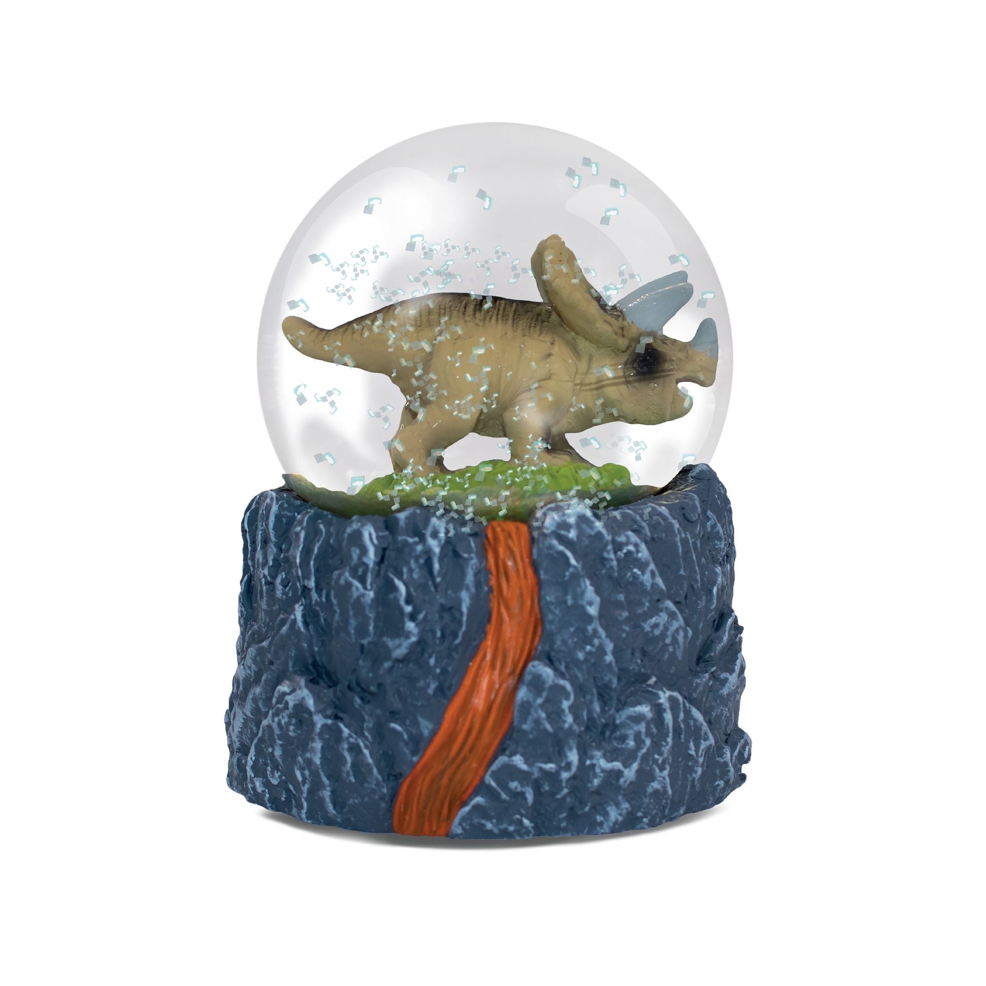 Water Globe Triceratops Dinosaur – Snow Globe with Resin Figurine and ...