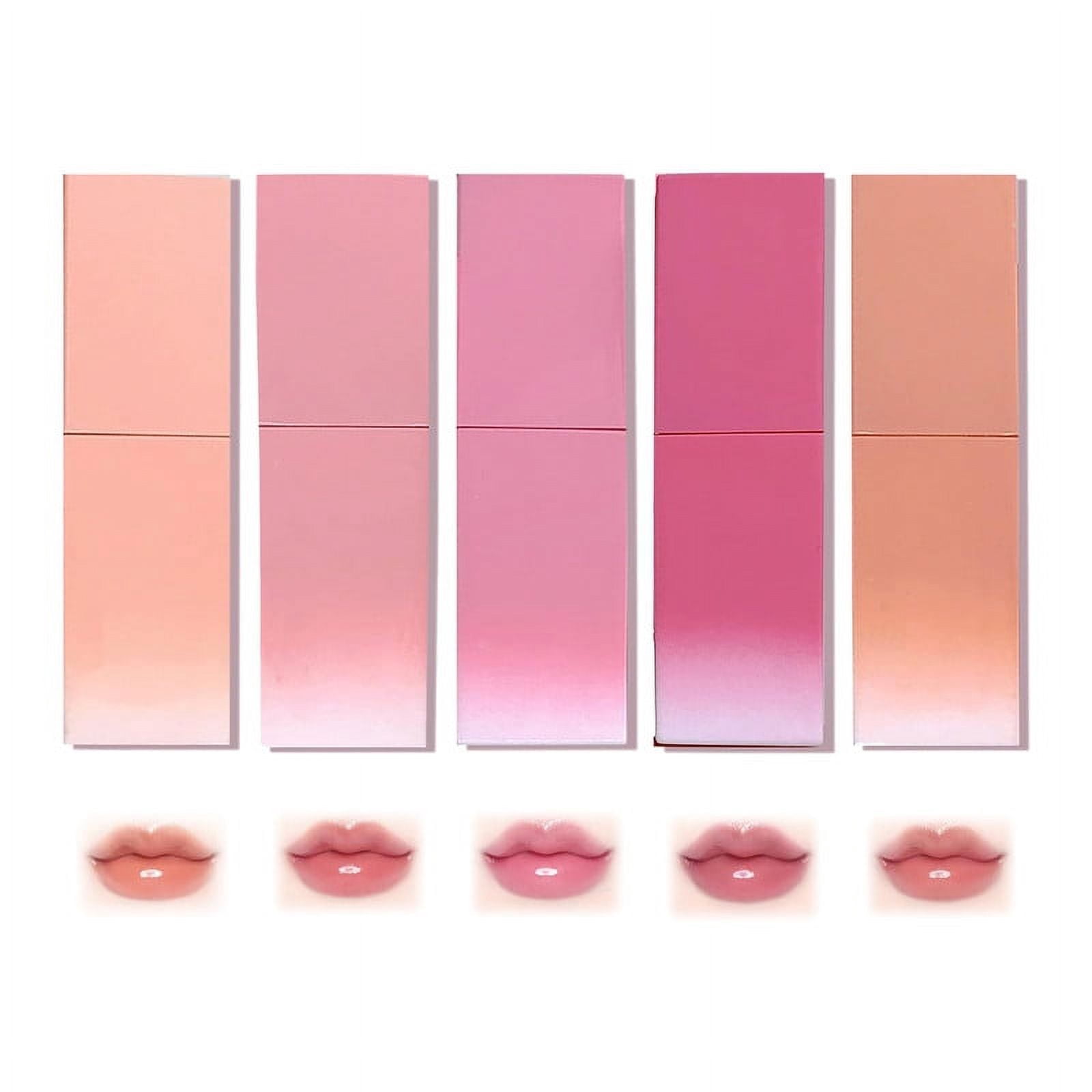 Water Glow Lip Tint, Lip Tint Set, Mini Hydrating Lip Gloss, Long ...