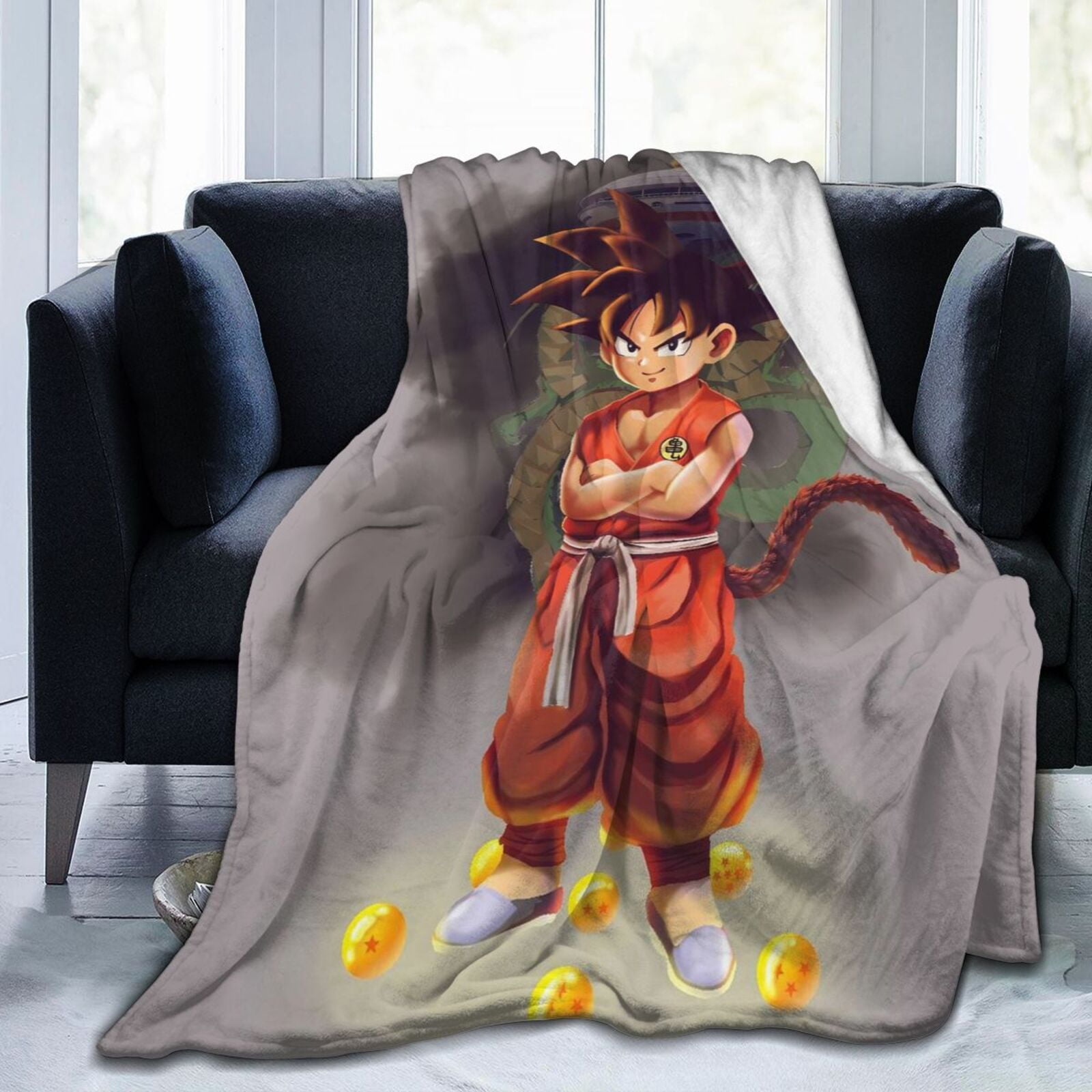 Water Goku Blanket Ultra-Soft Throw Blanket For Couch Bed Sofa ...