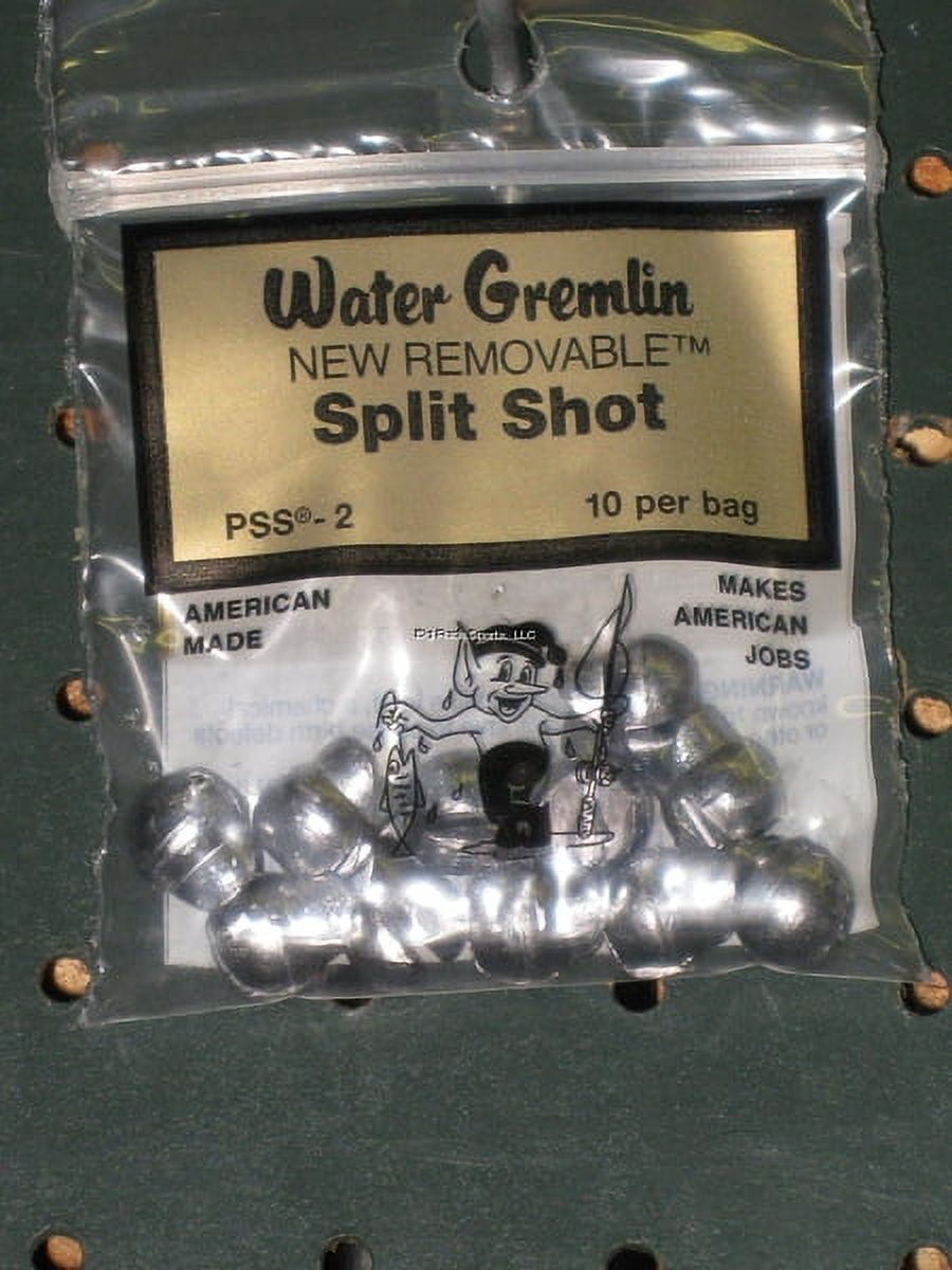 Water Gremlin Company Pss2 Removable Squeezable, Soft Split Shot, Size ...