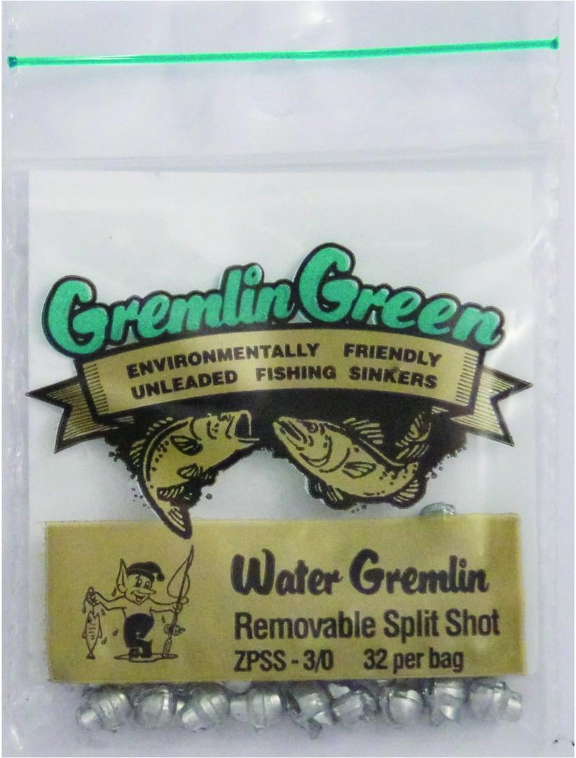 Water Gremlin Green Removable Split Shot, 32Pk - Walmart.com