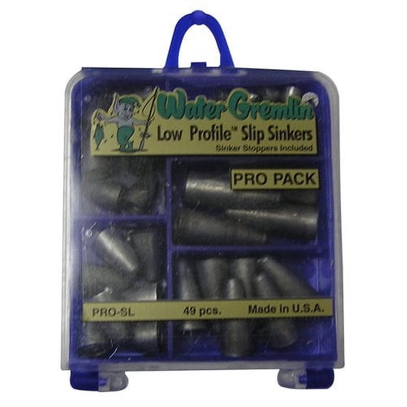 Water Gremlin Super Tough Slip-Sinker - Pro-Pack Selector - Walmart.com