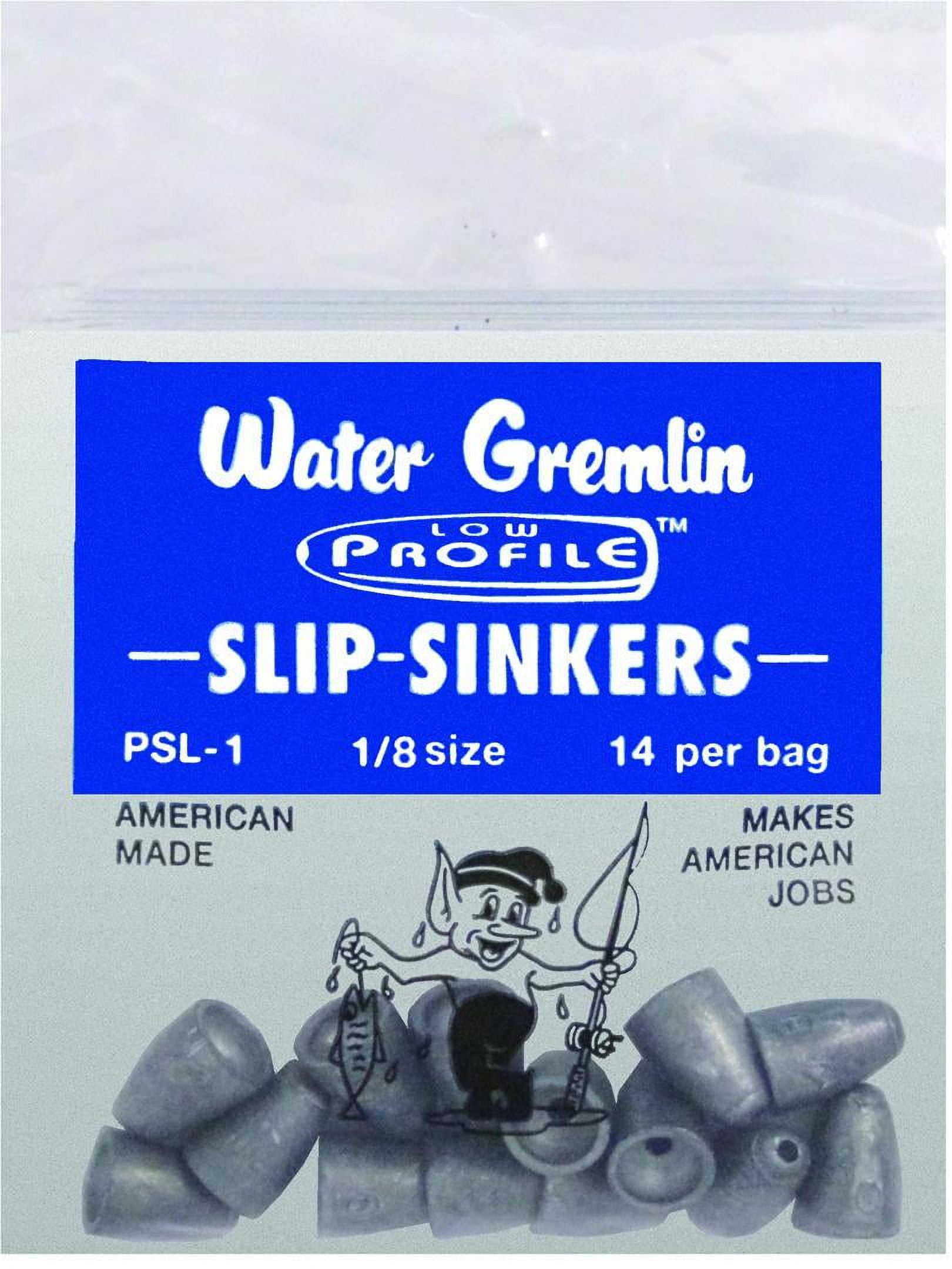 Water Gremlin PSL-1 Worm Weight - Low Profile Bass Sinker - Walmart.com