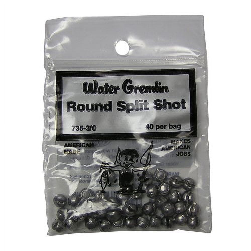 Water Gremlin Round Split Shot Sinker - Walmart.com