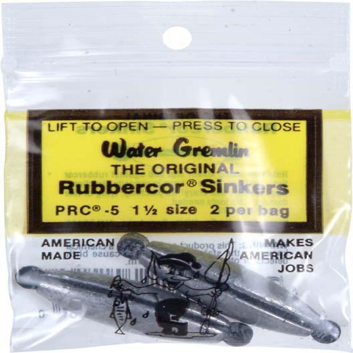 Water Gremlin Rubbercore Sinker, 1-1/2oz, 2pk - Walmart.com