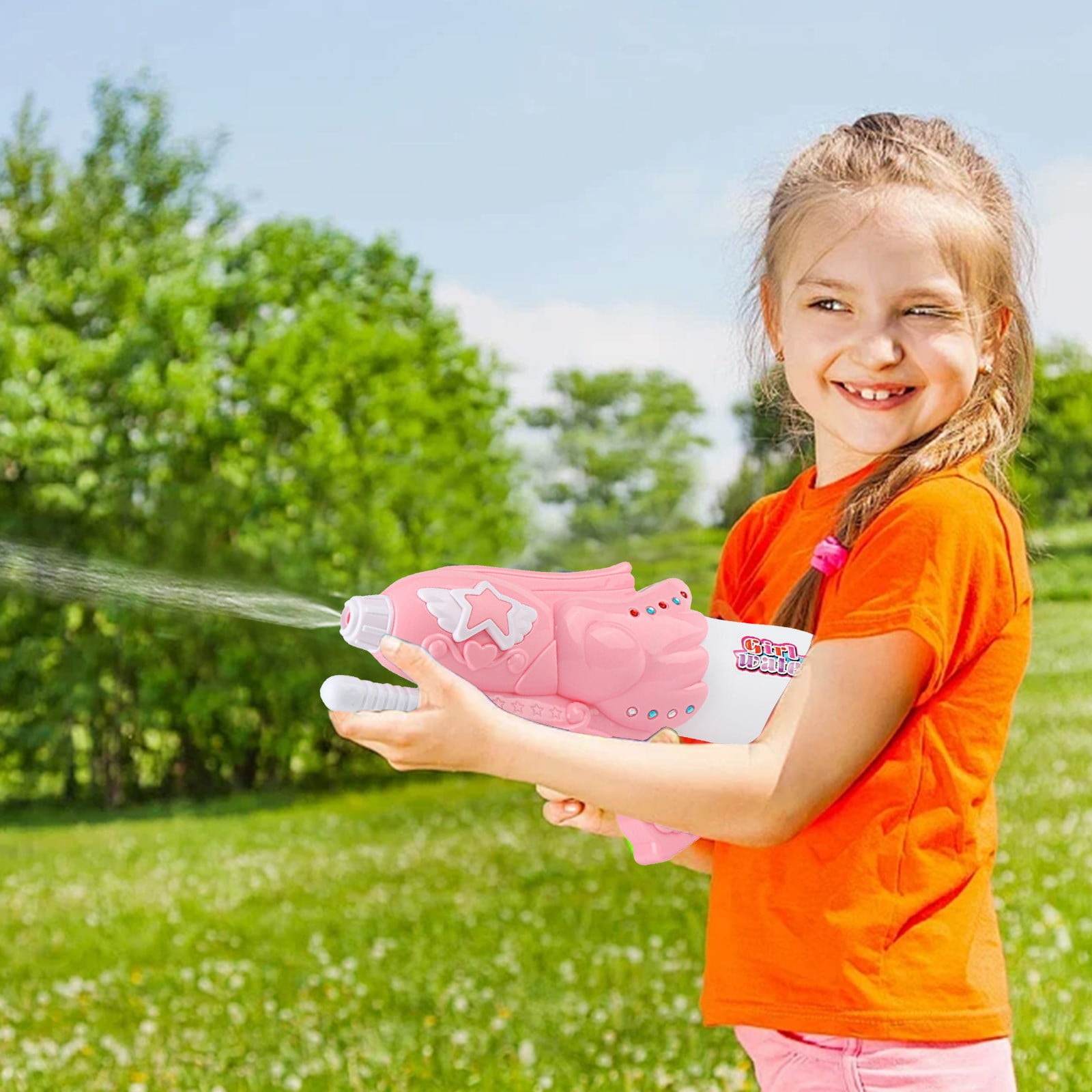 Water Gun 600mL | Pink Aqua Sprayer 6602L With DIY Colored Beads ...