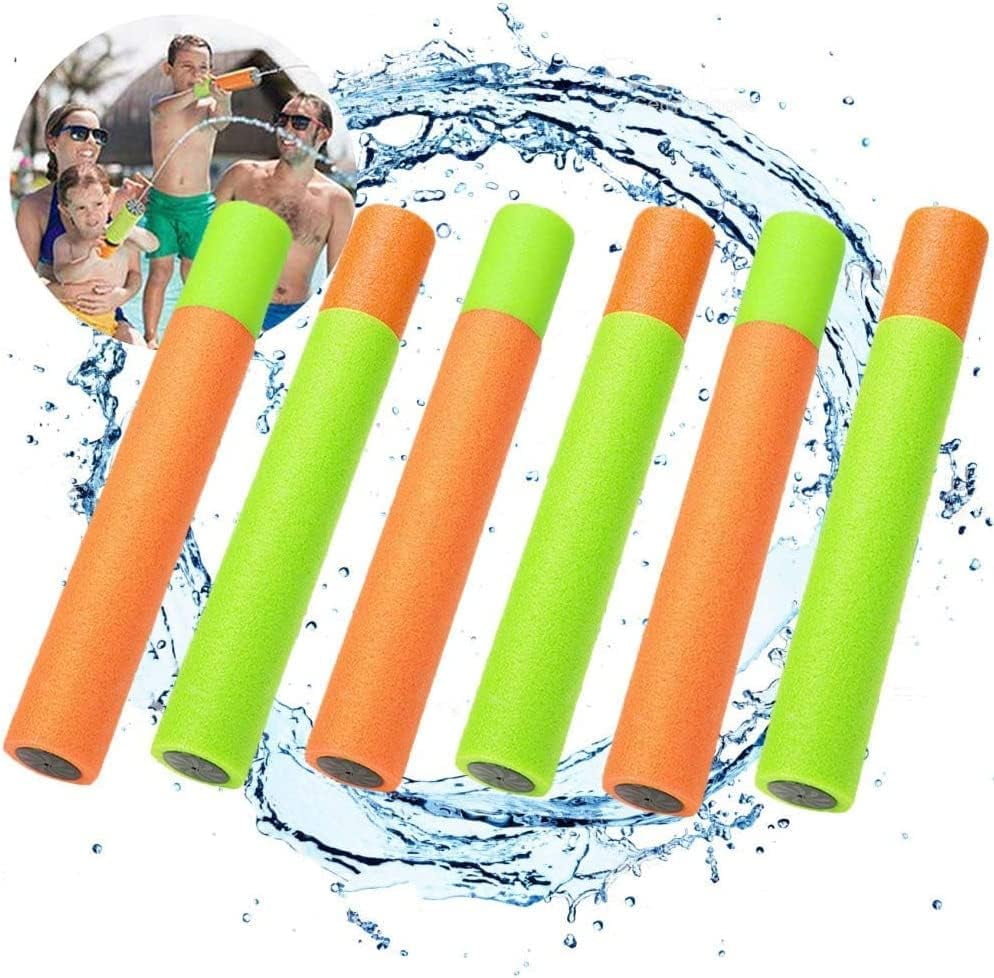 Water Gun Mini Water Gun Foam Water Gun Water Spray Gun 6 Pack (33cm ...