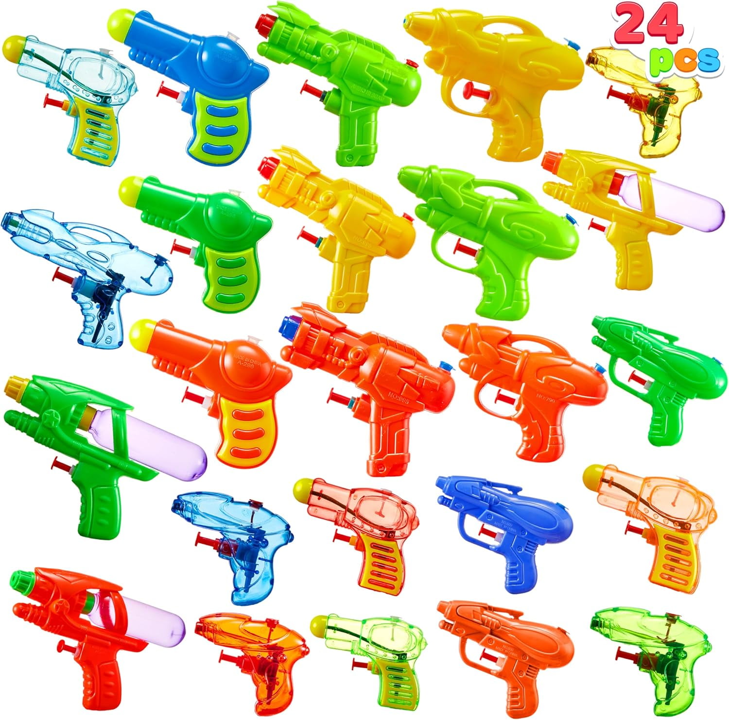 Water Gun Party Favors, Assorted Colors Mini Water Blasters Summer ...