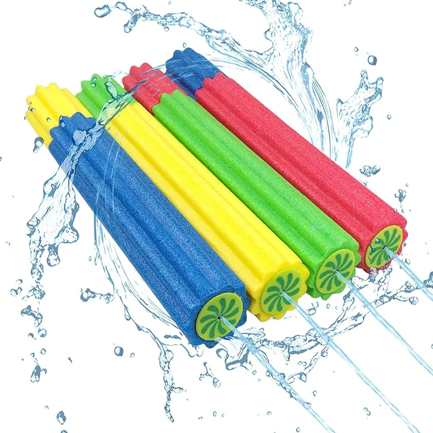 Water Gun Set, Red, Yellow, Blue, Suitable for Children, Ideal for ...