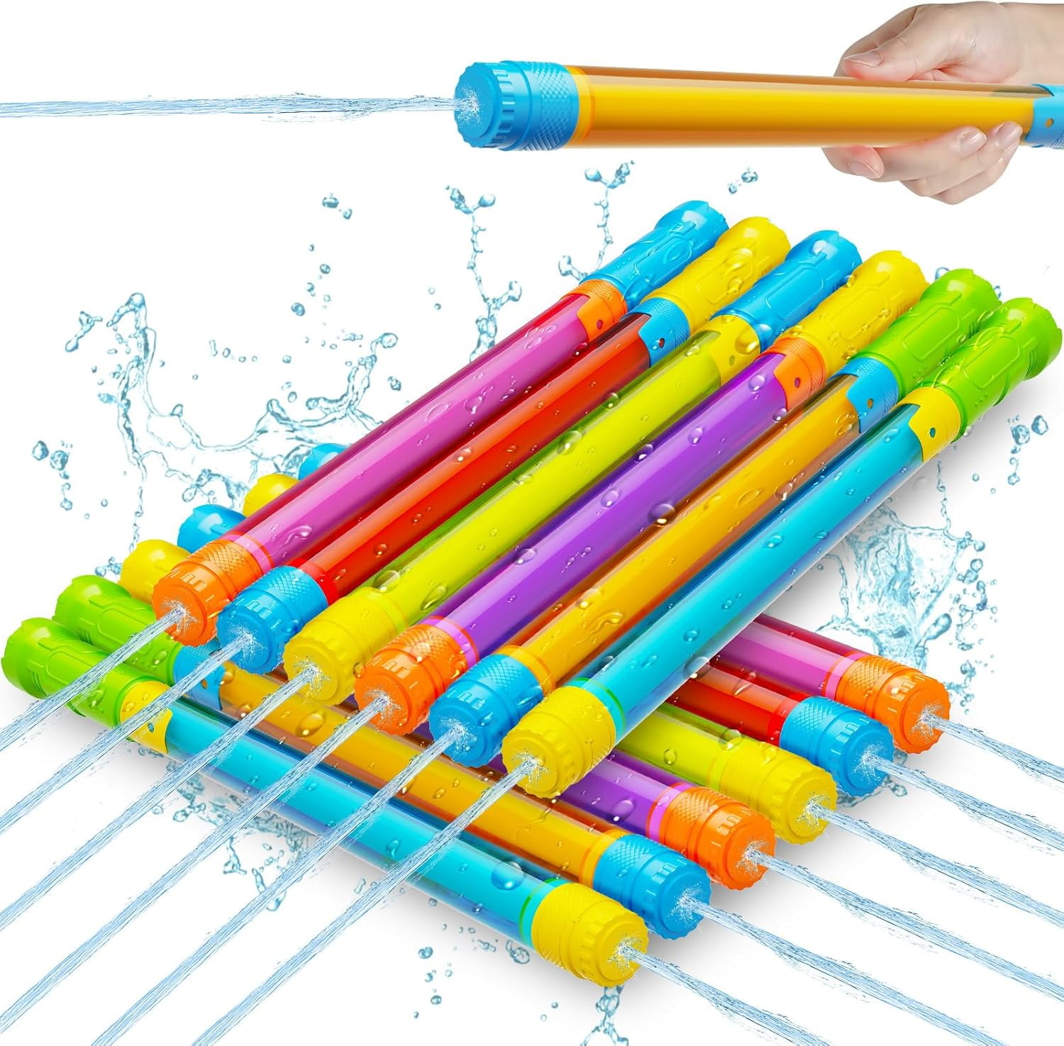 Water Gun Squirt Toys for Kids Adults: Pool Water Blaster Guns for Kids ...