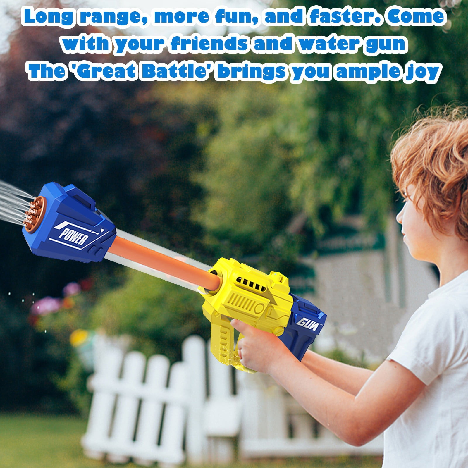 Water Gun Super Soaker Long Range Blaster - 48cm/18.9in High Power Jet ...
