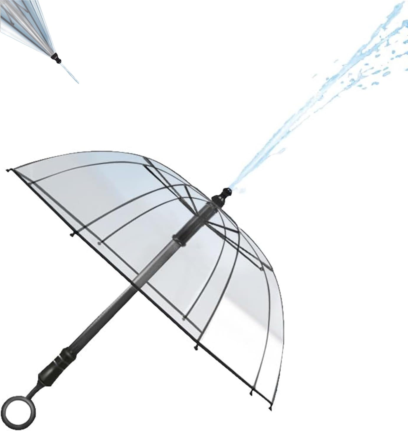 Water Gun Umbrella,Umbrella with Water Spray,Summer Outdoor Swimming ...