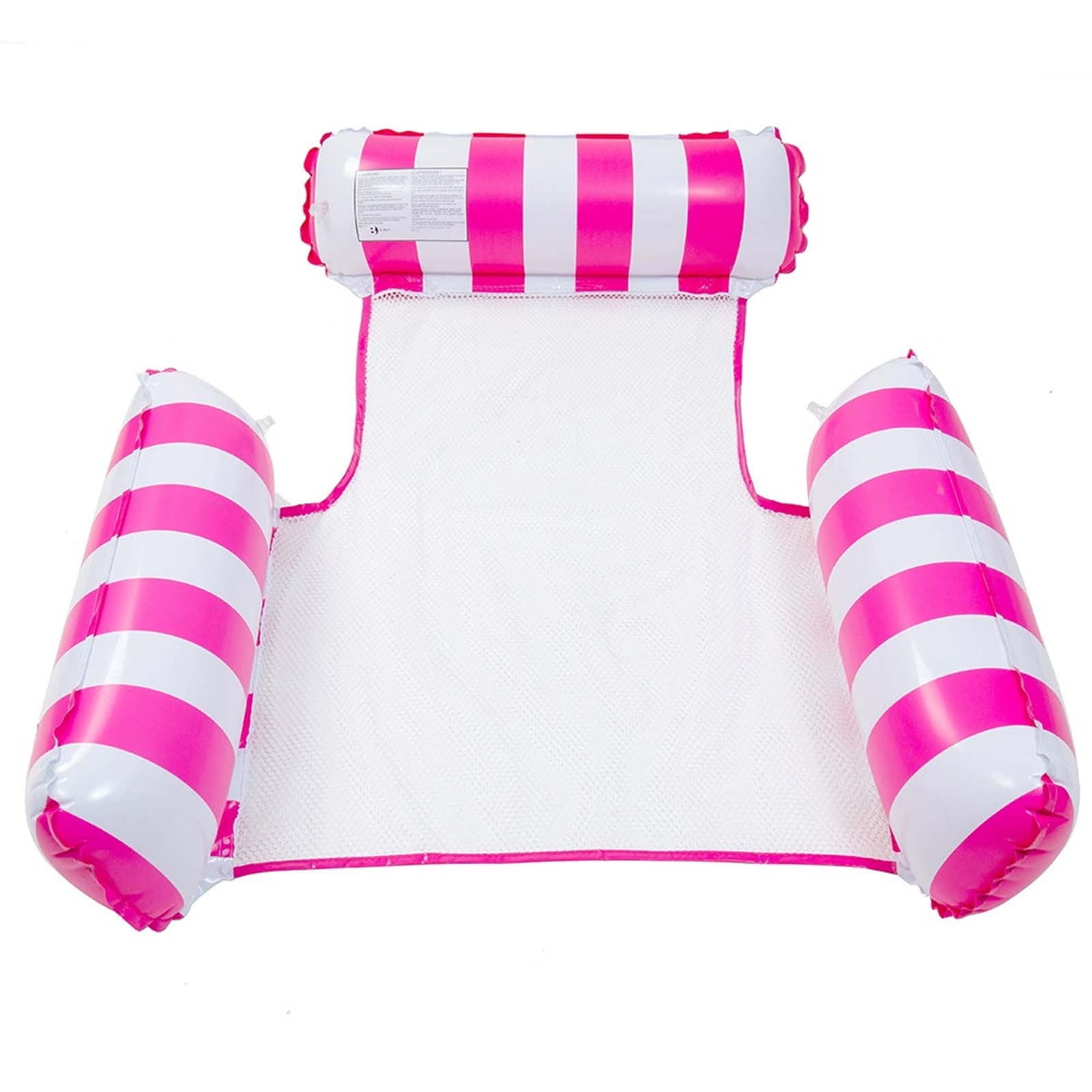 Water Hammock Lounger - Pool Float Chair Lounger for Adults Inflatable ...