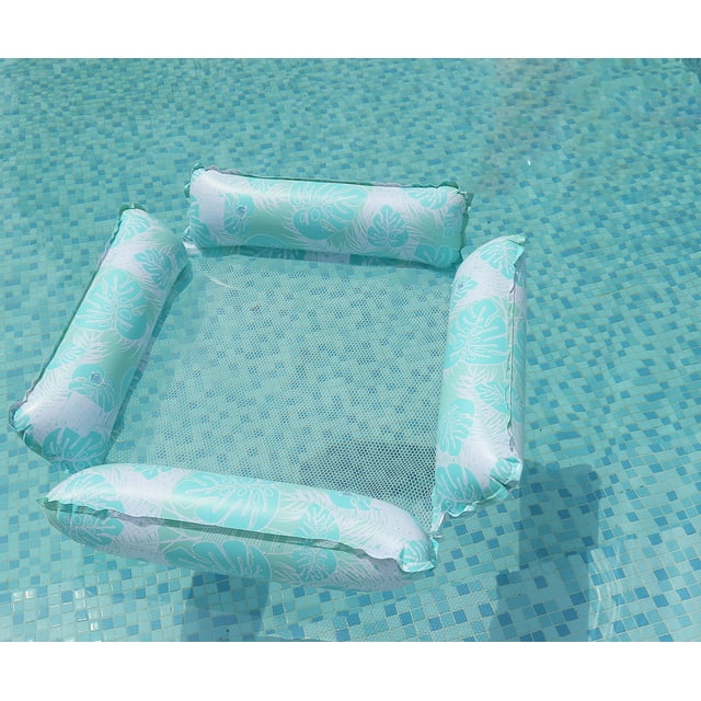 Water Hammock Recliner Inflatable Floating Swimming Mattress Pool Float