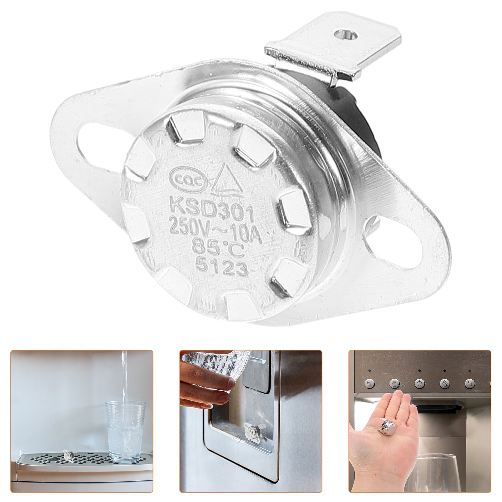 SEWCHICS Water Dispenser Thermostat Regulator Durable Silver Stainless ...