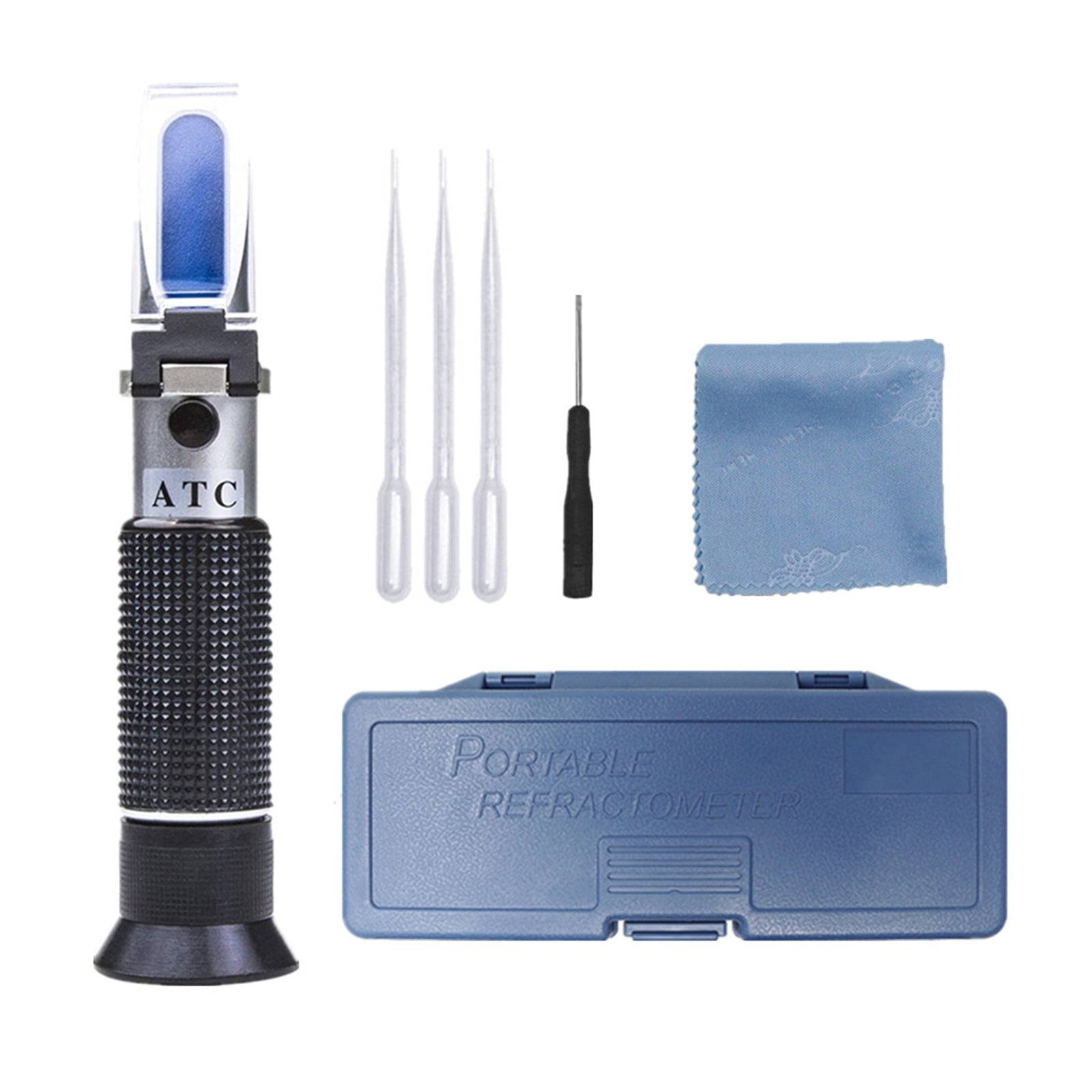 Water Honey Refractometer with ATC Calibration Honey Moisture Meter ...