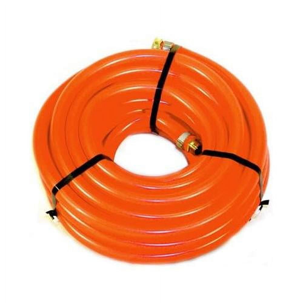 Water Hose Continental ¾” x 100’ ORANGE Pliovic Industrial 250psi with Brass Fittings - Heavy ...