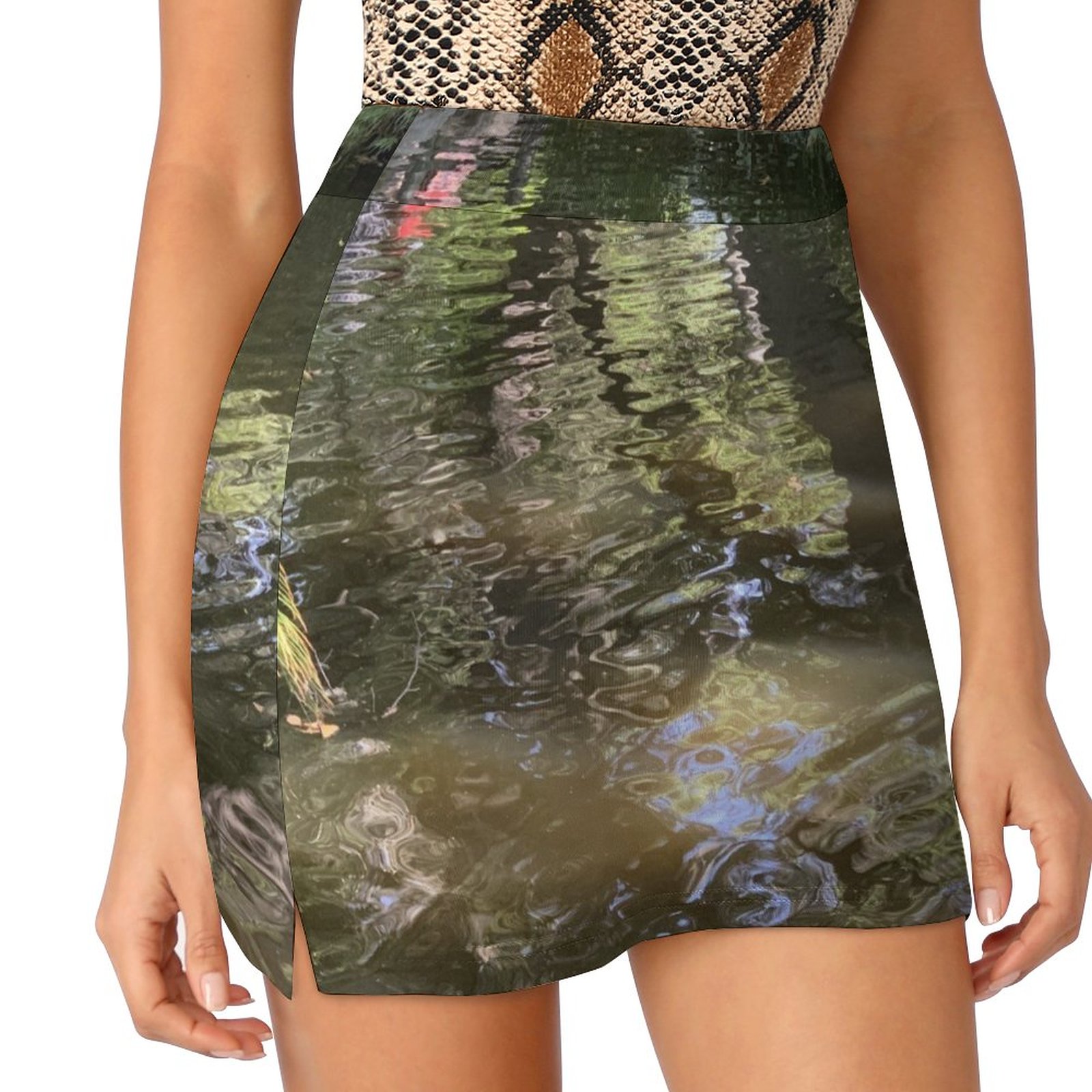 Water Impression Light Proof Trouser Skirt skirt women short skirt for ...