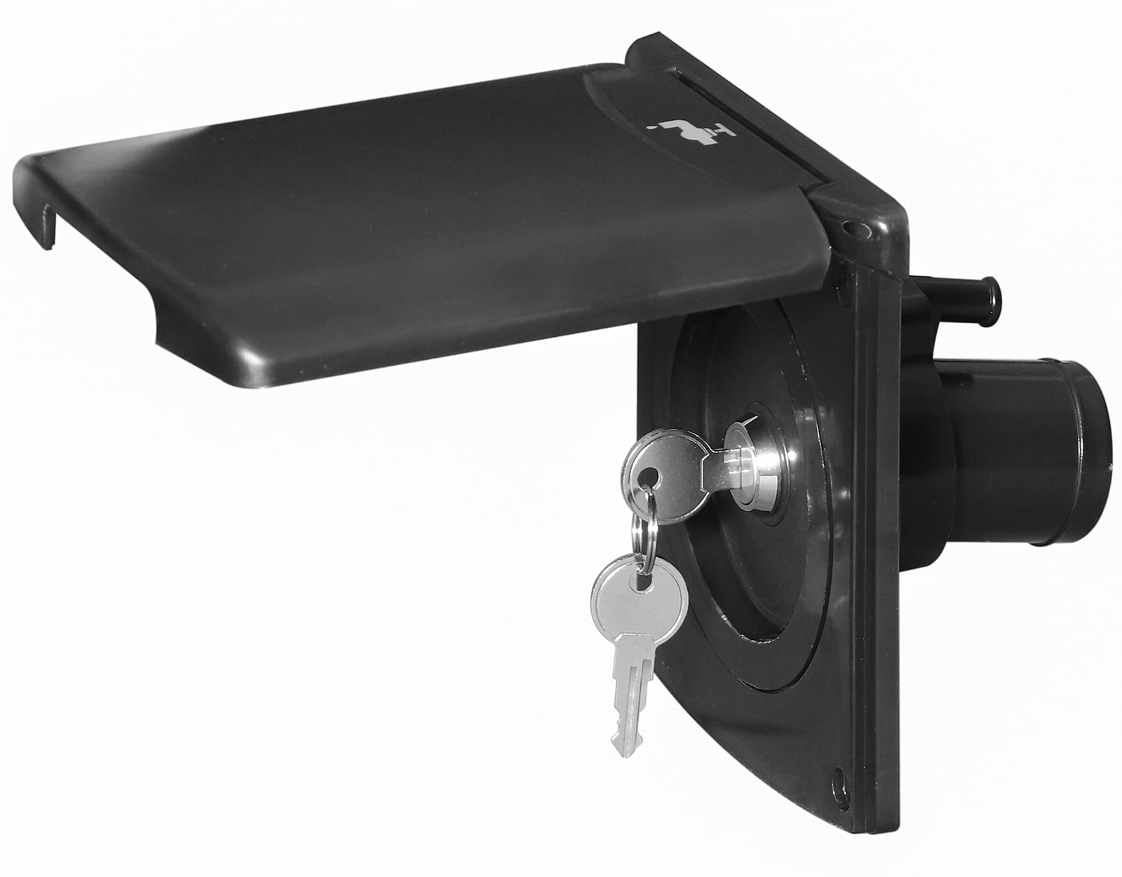 Water Inlet with Cover Gravity Water Fill Inlet with Square Bayonet ...