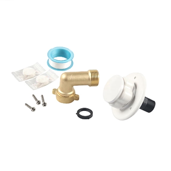 Water Inlet Replacement, City Water Inlet with Check Valves,3/4NPT ...