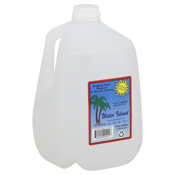 Water Island Prepared Drinking Water, 1 Gallon - Walmart.com