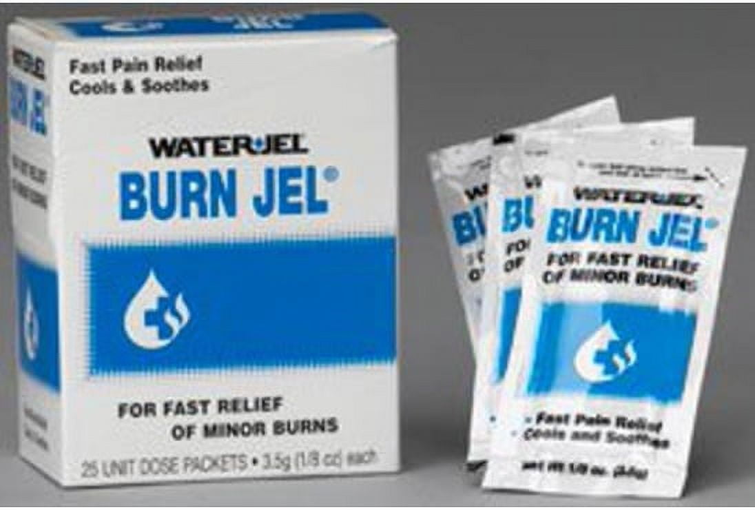Water Jel Burn Jel Burn Relief, Topical Gel Individual Packet, 600U-1 ...