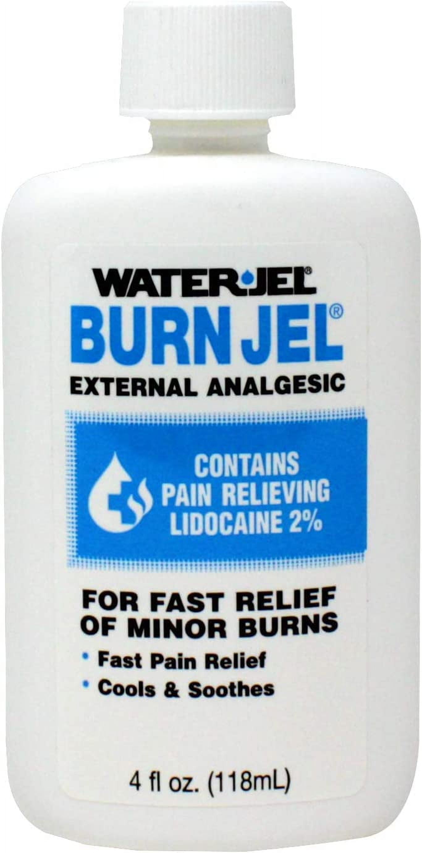 Water-Jel Burn Relief Gel, Cooling and Soothing, 4 oz Squeeze Bottle ...