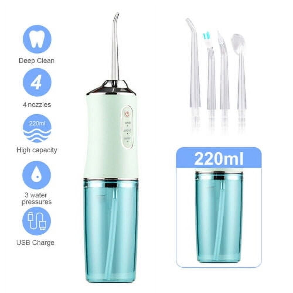 Water Jet Dental Teeth Flosser Electric Oral Irrigator Tooth Cleaner ...