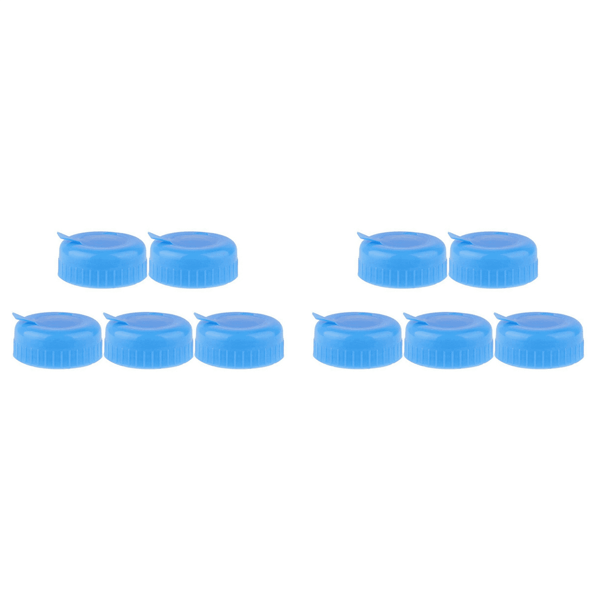 Water Jug Cap 10 Pack Plastic Bottle Blue Gallon Drinking Replacement ...