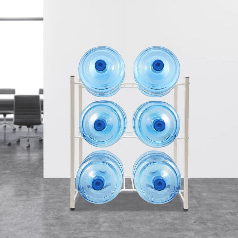 Water Jug Holder Water Bottle Storage Rack Stand Save Space 3 Tiers 5 ...