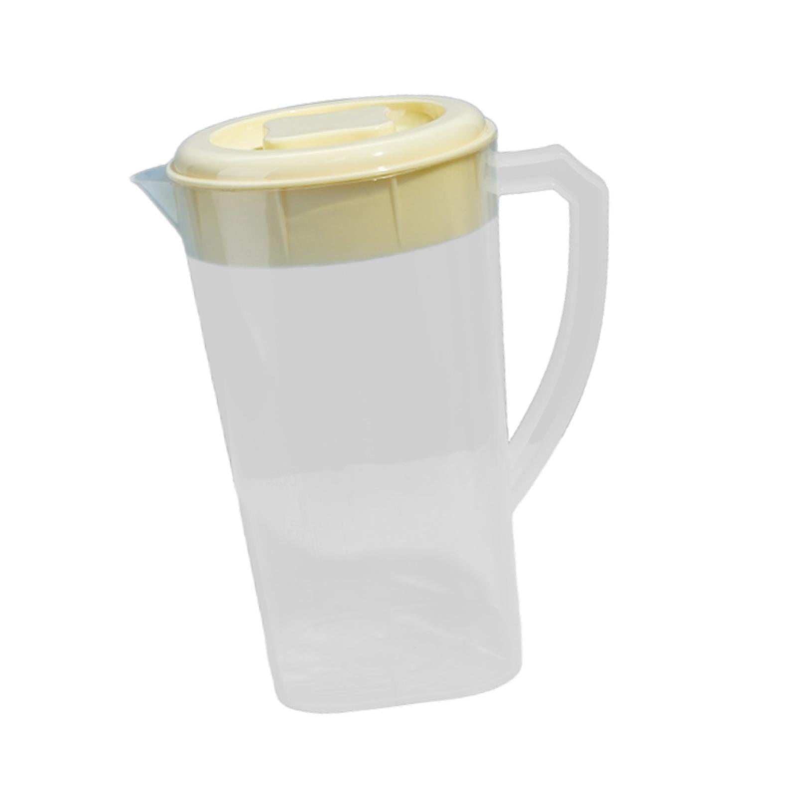 Water Jug Lemonade Jug Cold Water Kettle with Easy Pour Spout for Milk ...