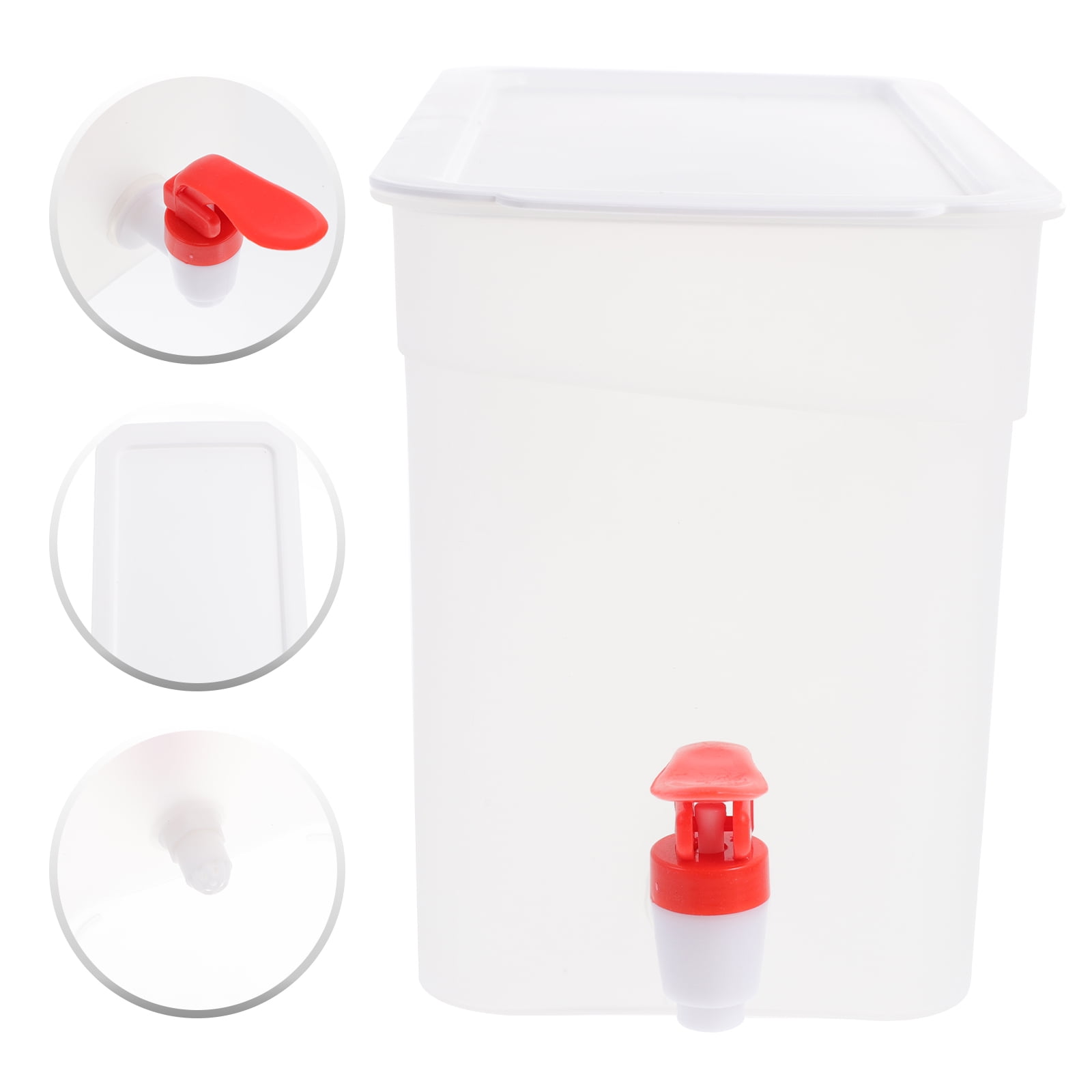 Water Jug, Refrigerator Cold Water Bottle with Faucet Cold Water Kettle ...