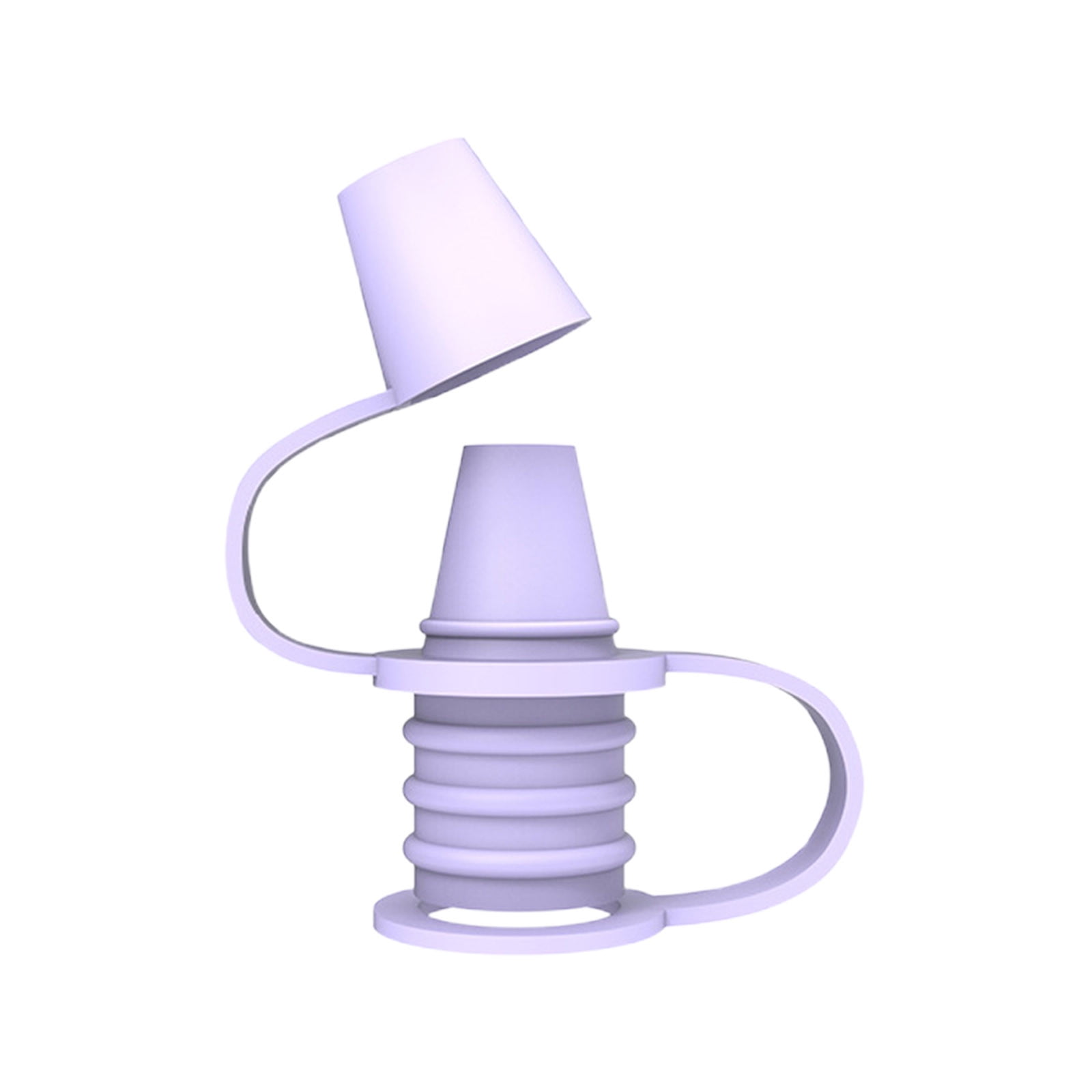 Water and Juice Bottle Topper, Soft Silicone Leak Proof Spout ...