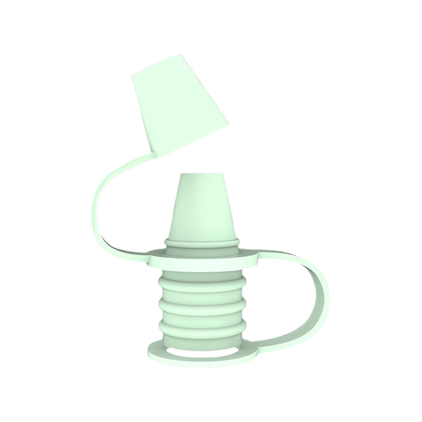 Water and Juice Bottle Topper, Soft Silicone Leak Proof Spout ...