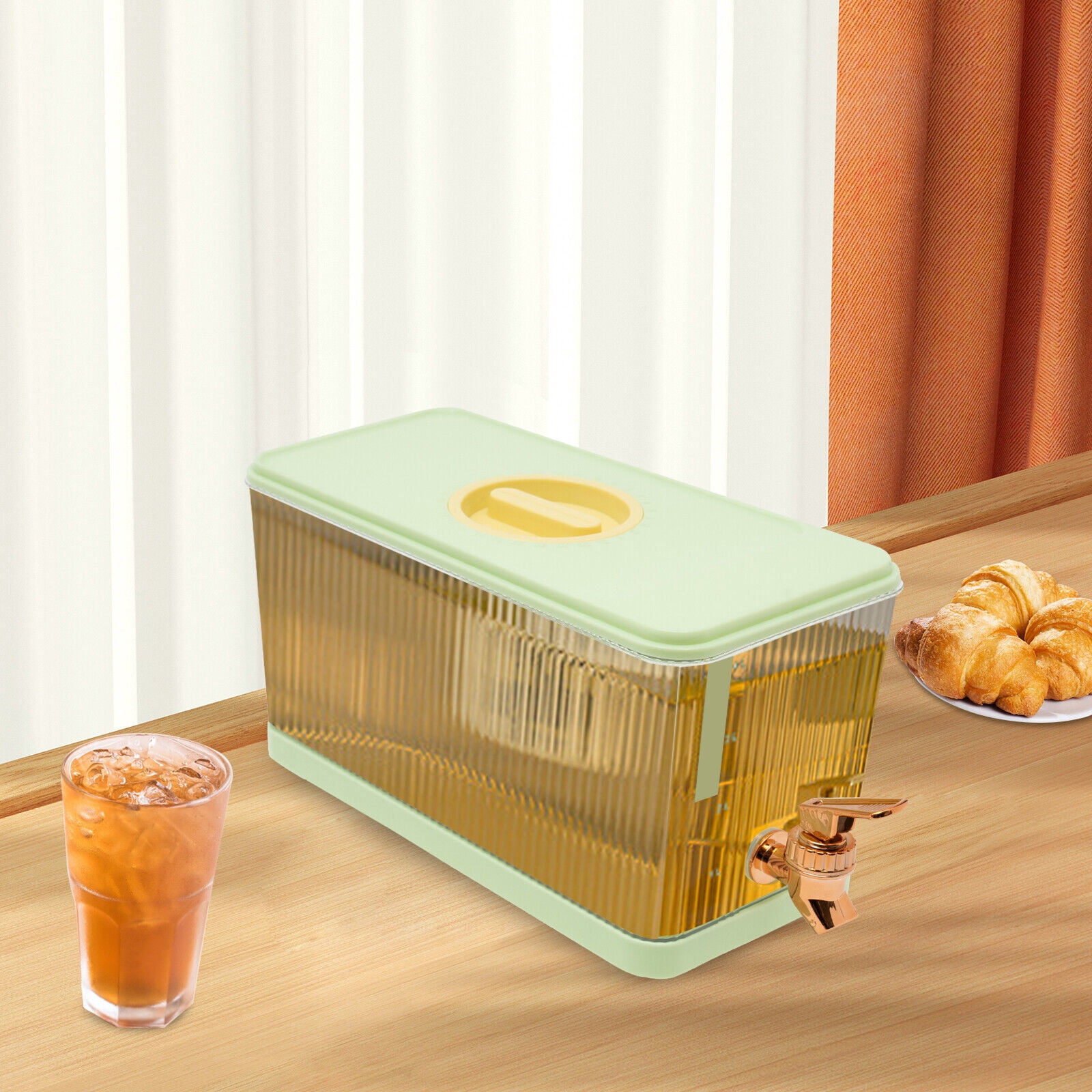 Water Juice Drink Dispenser for Fridge, 4.5L Water Drink Beverage ...