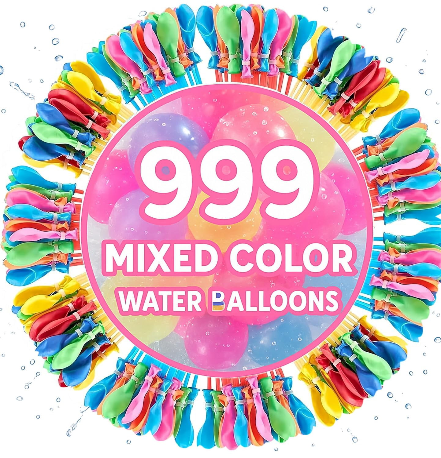 Water for Kids Adults Balloons with Refill KMC2Kits Quick Fill Balloons ...