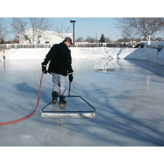 Water Land & Home Backyard Ice Skate Rink Resurfacer Pond Skating ...