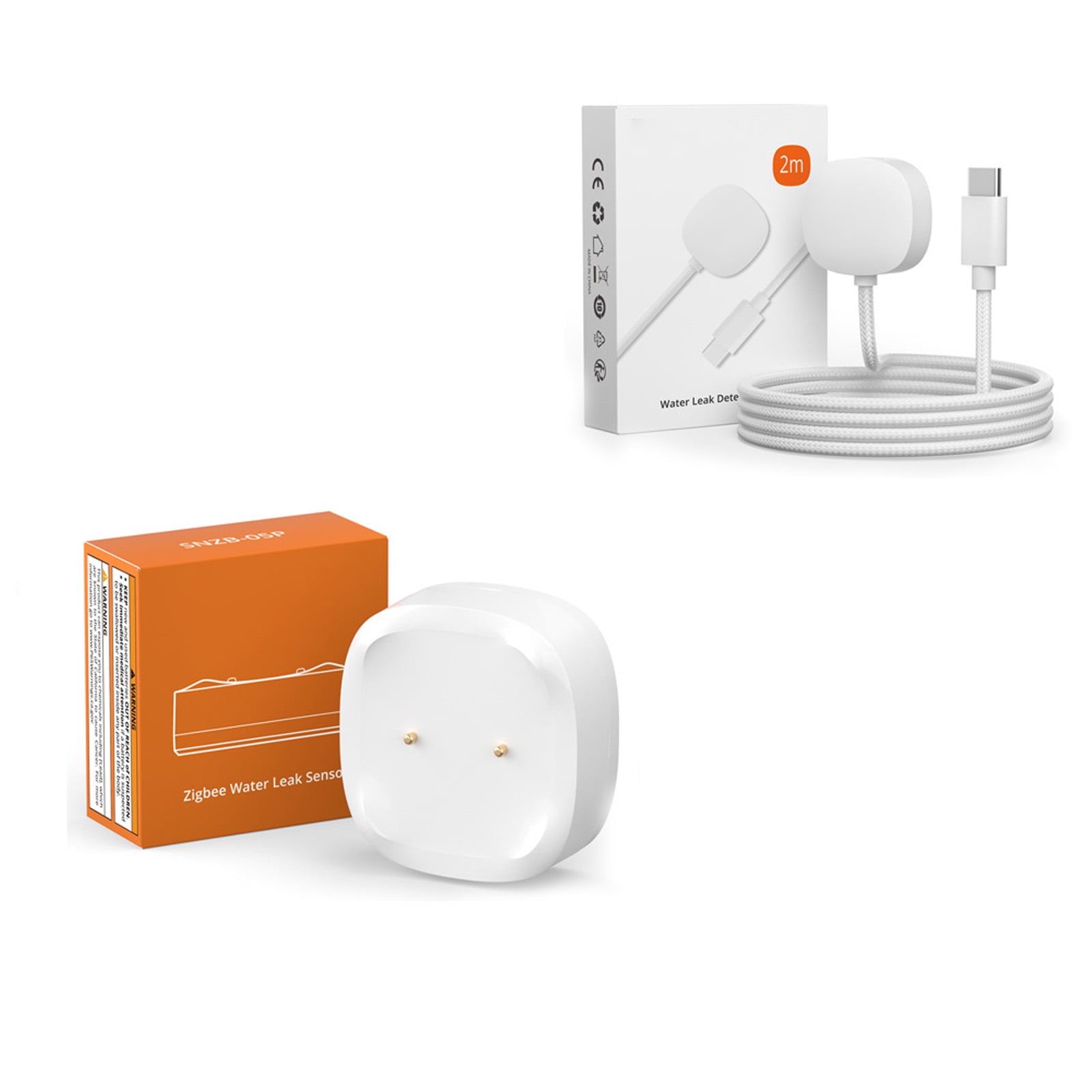 Water Leak Detection Sensors With Concave Water Collector Safety ...