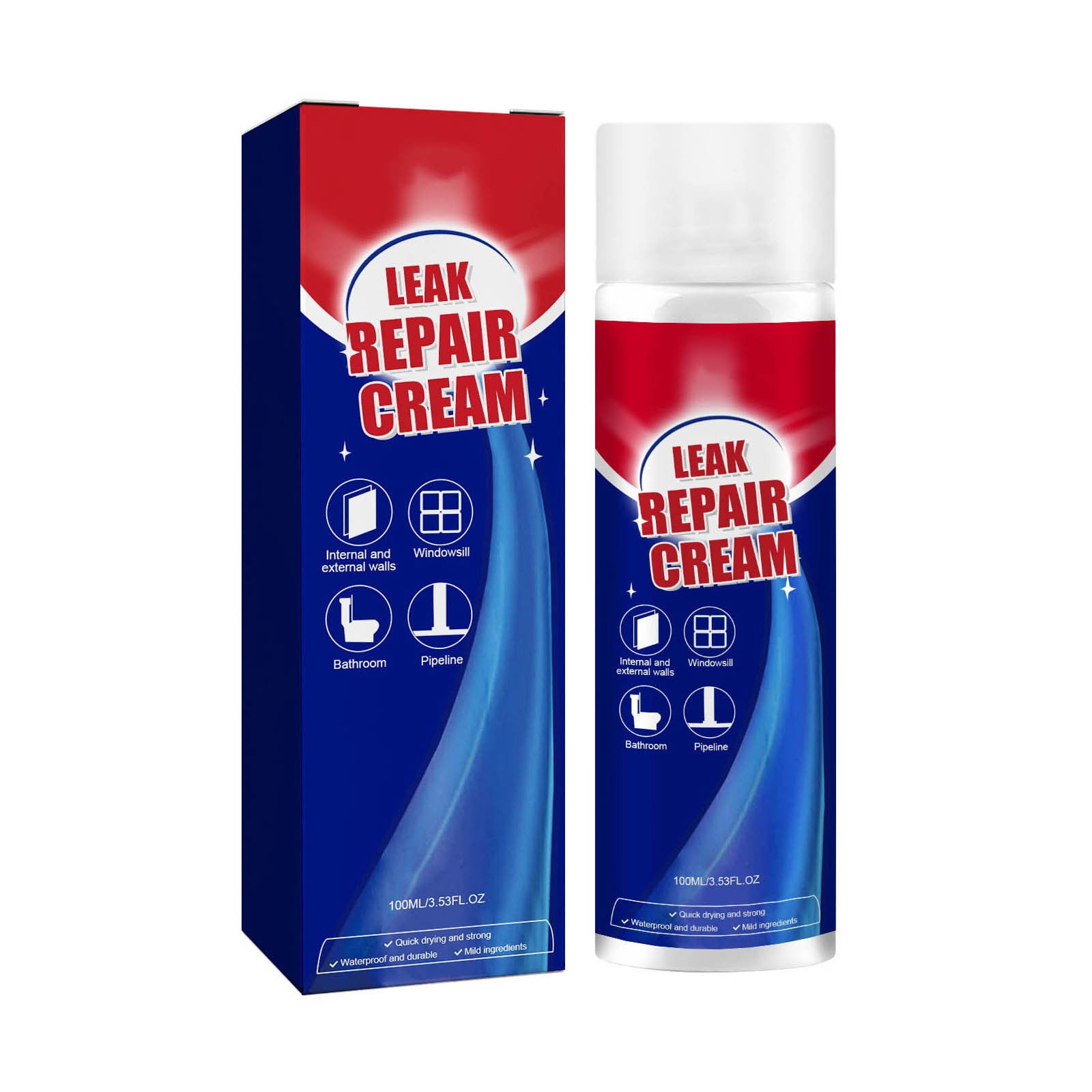 Water Leak Repair Spray 100Ml For Wall Bathroom Joint Sealant ...