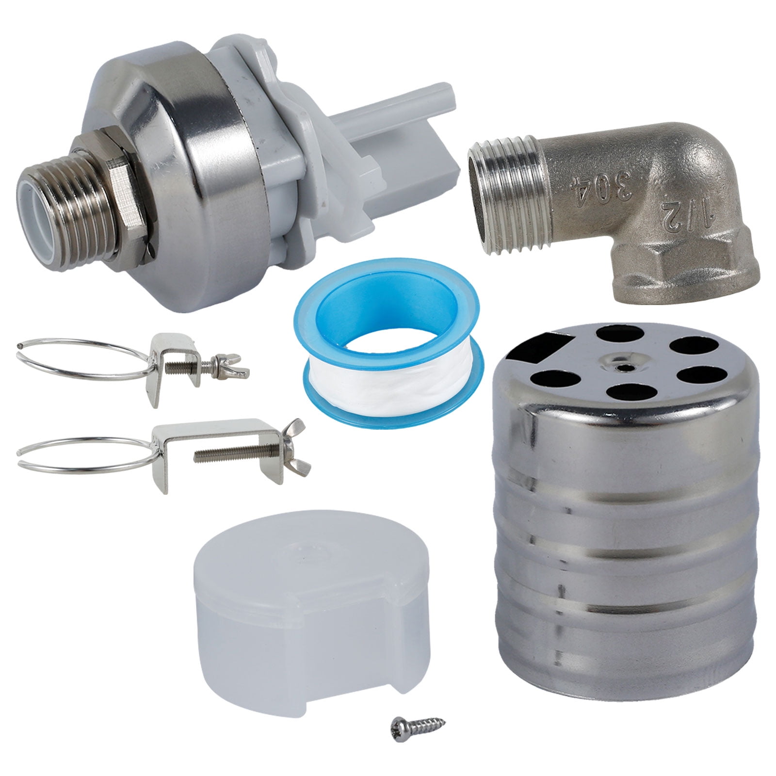 Water Level Control Float Valve 1/2inch 3/4inch 304 Stainless Steel ...