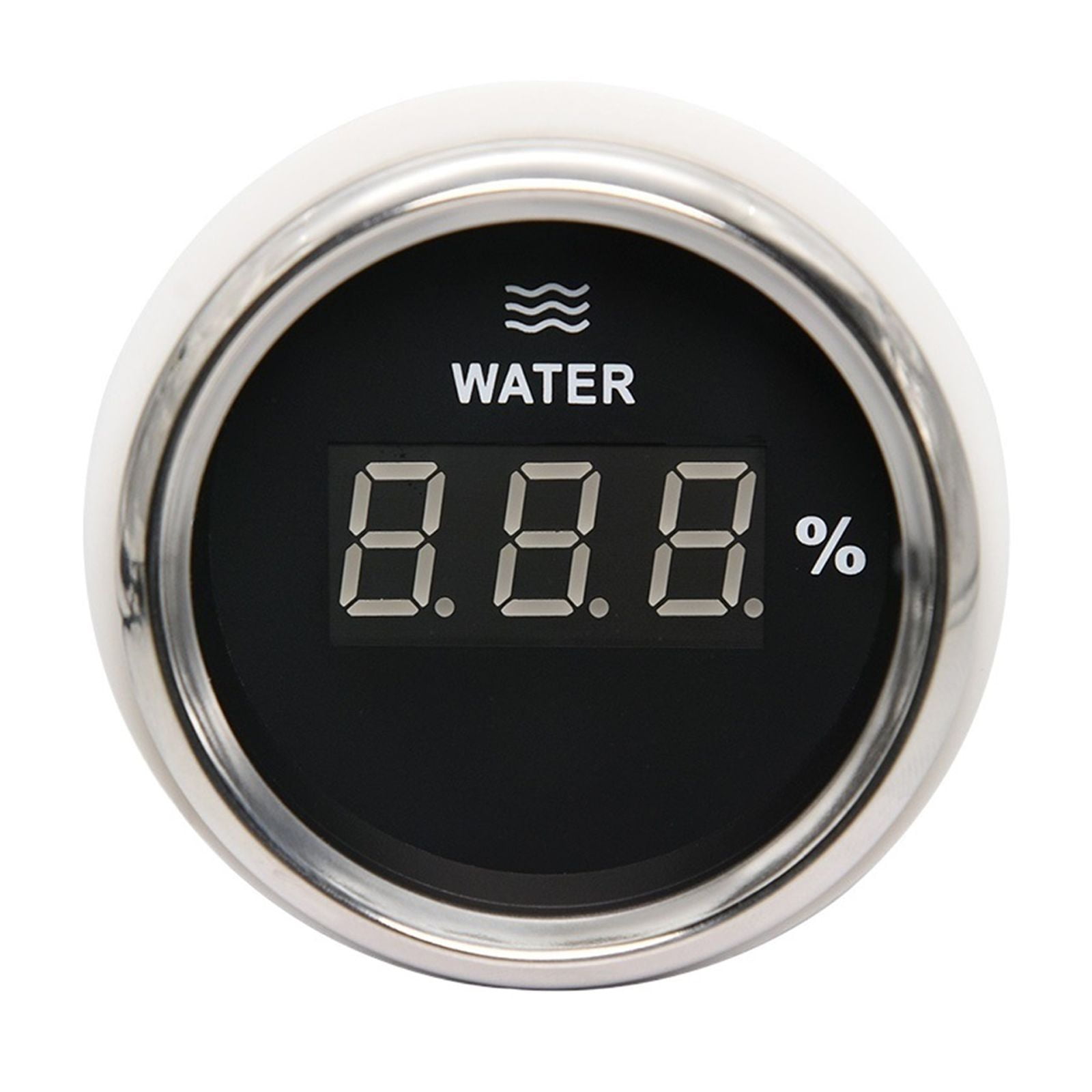 Water Level Gauge 0-190ohm Red Backlight Marine Water Tank Level ...