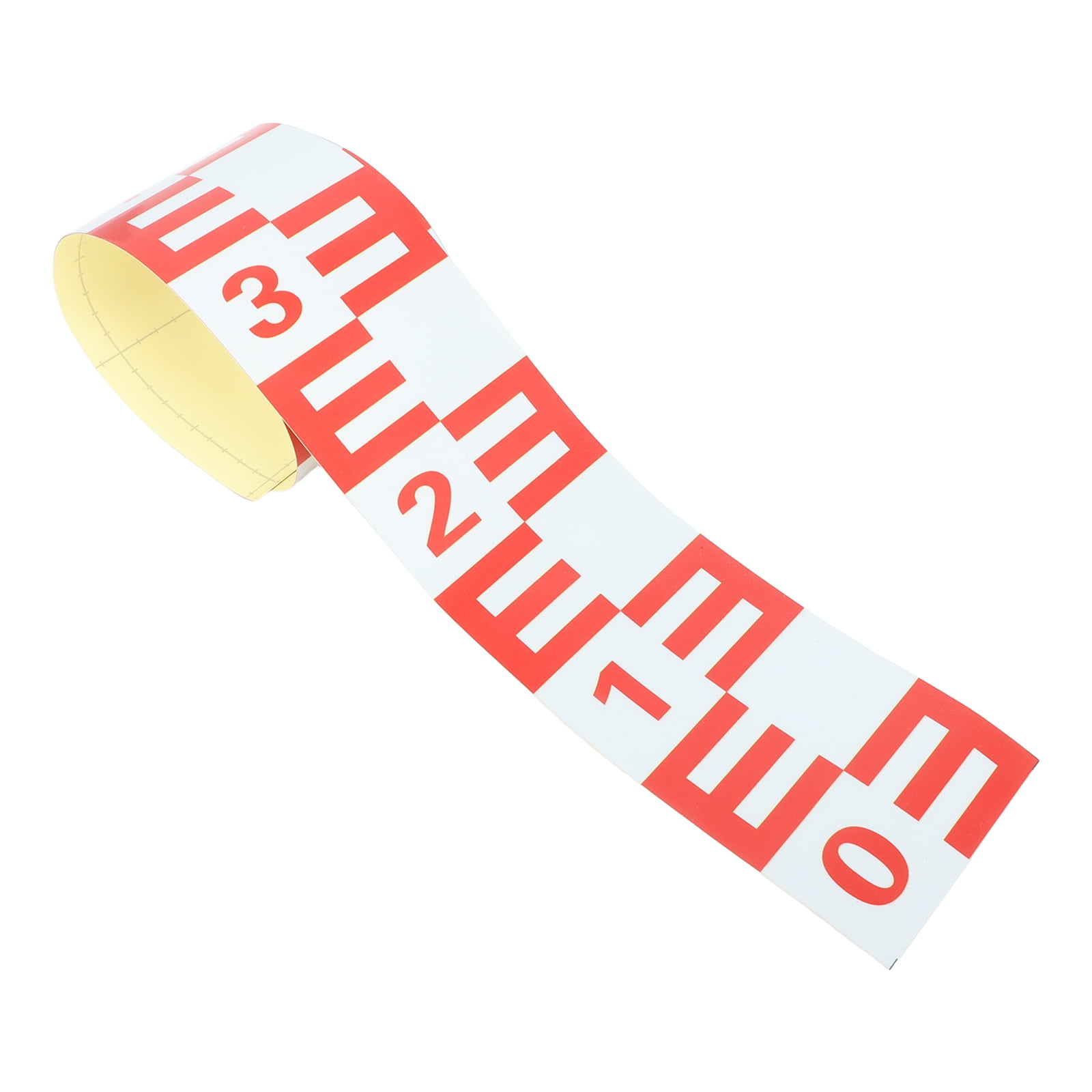 Water Level Scale Corner Bracket Protector Aluminum Plate Ruler Sticker ...