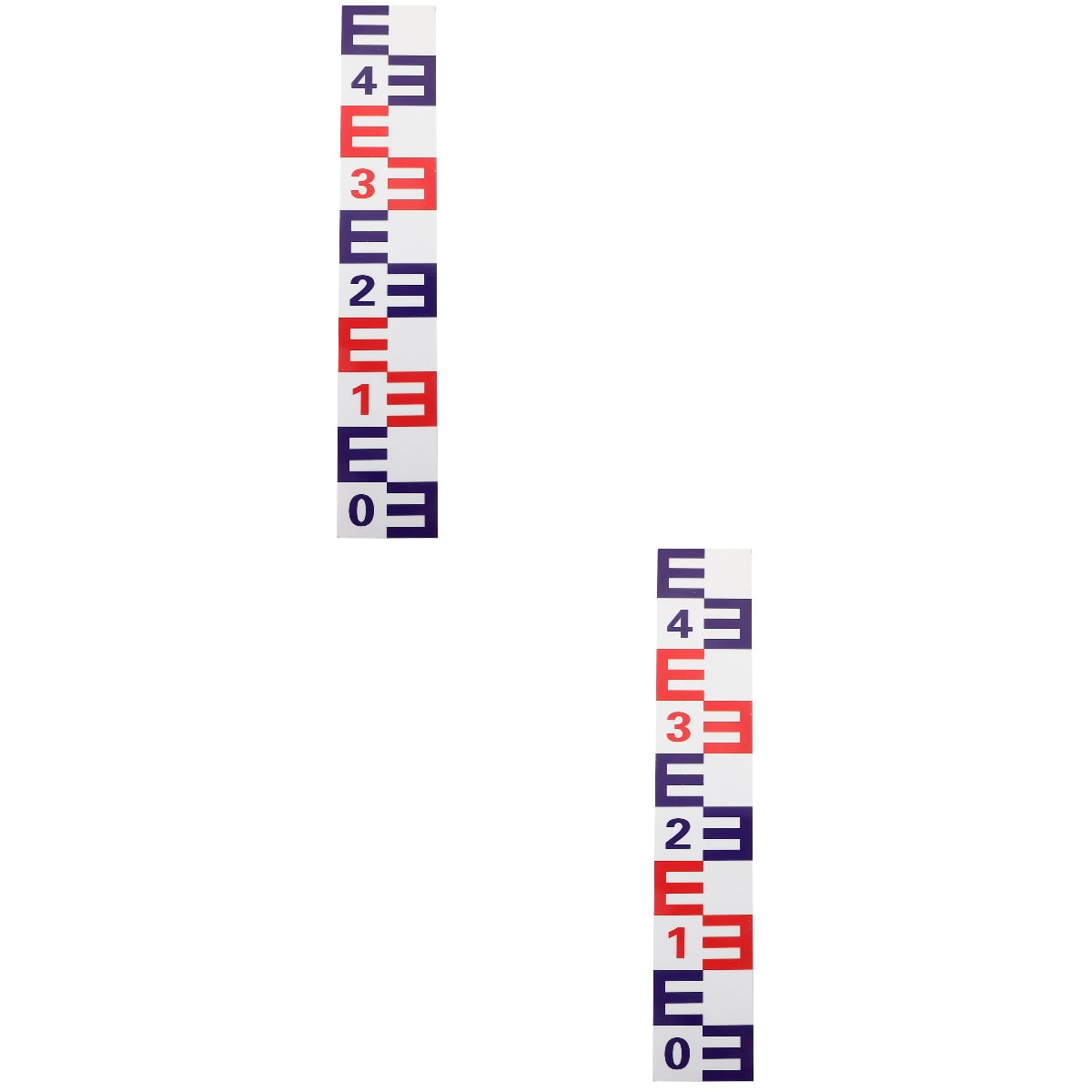 Water Level Scale Meter Self-adhesive Stickers Gauge Tool Height Gauges ...