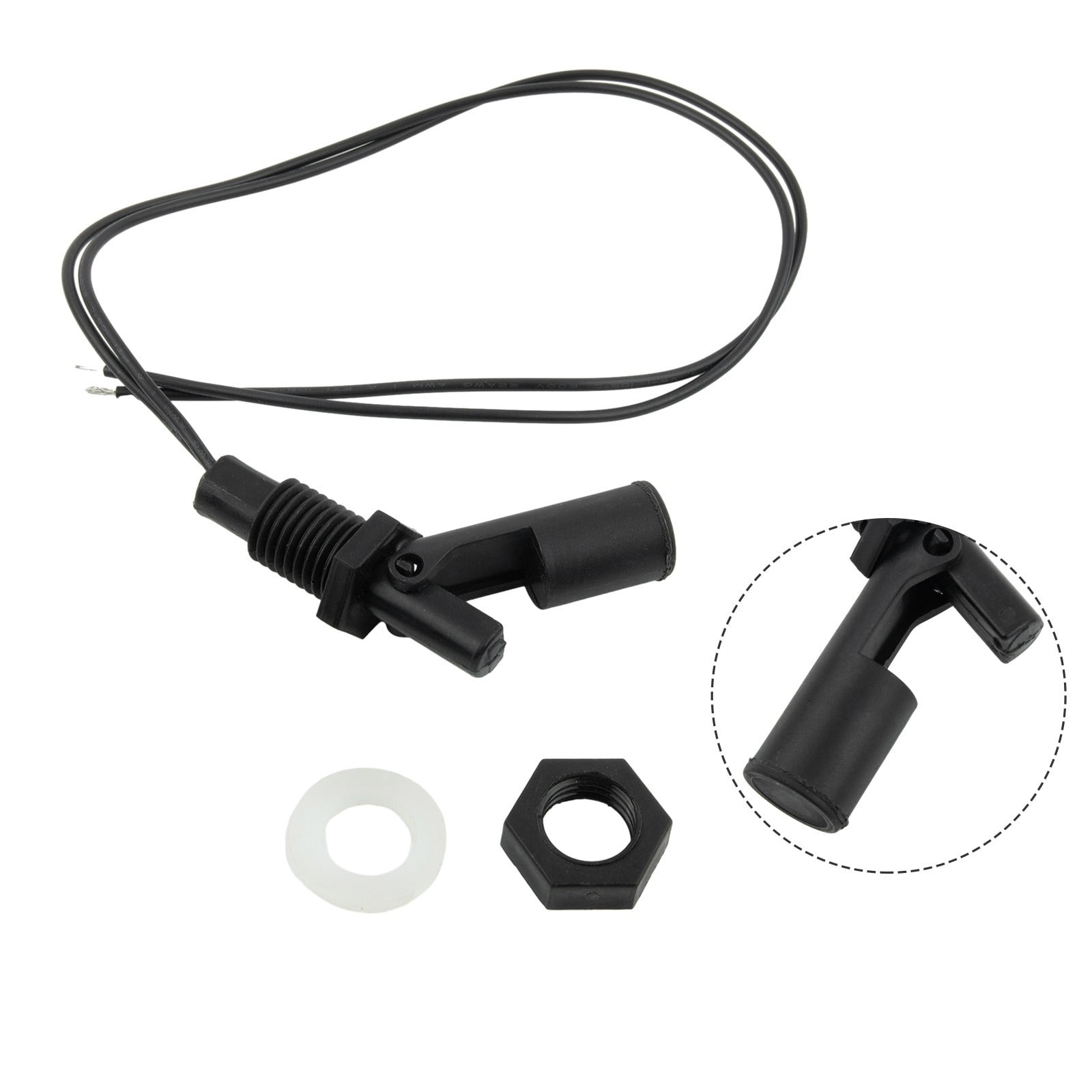 Water Level Sensor Horizontal Liquid PP Side Mount Float Switch For ...