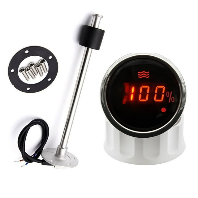 Water Level Sensor + Water Level Gauge With Alarm Red Backlight Water ...
