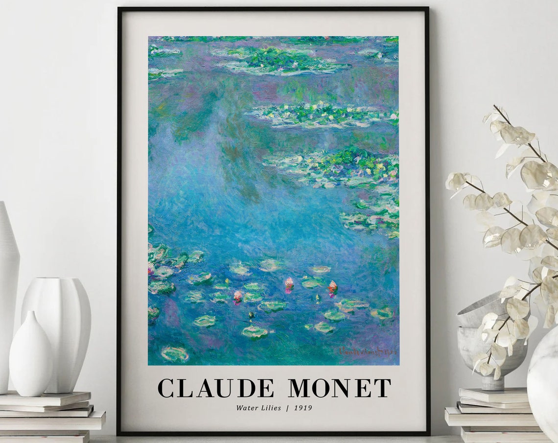 Water Lilies, 1919, Claude Monet, Poster, Poster Print, Wall Decor, Art ...