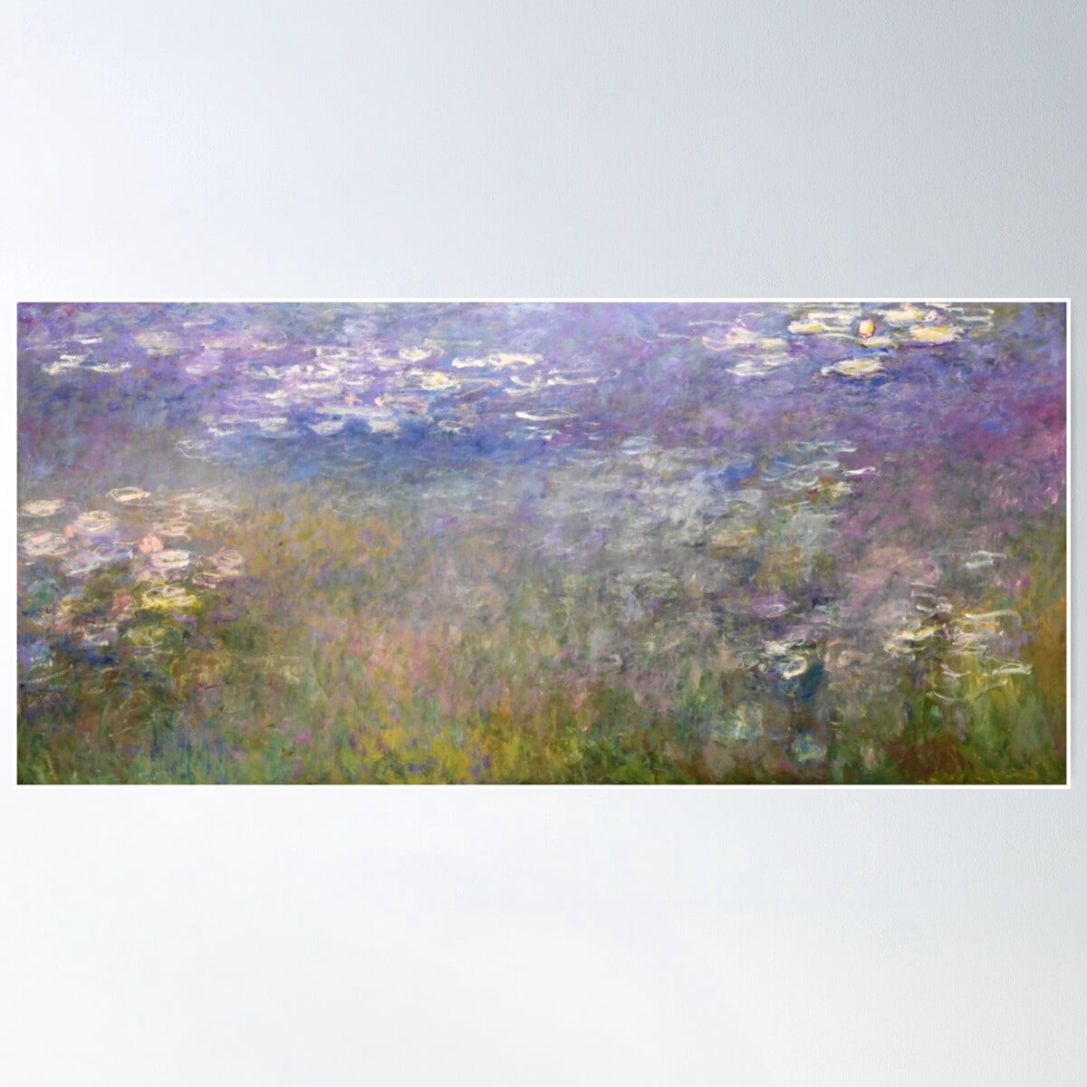 Water Lilies By Claude Monet, Circa 1915-1926 Poster Wall Art, Modern ...