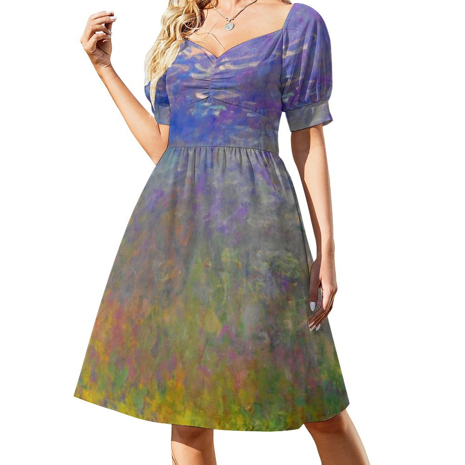 Water Lilies Claude Mt Fine Art Dress elegant women's dresses for ...