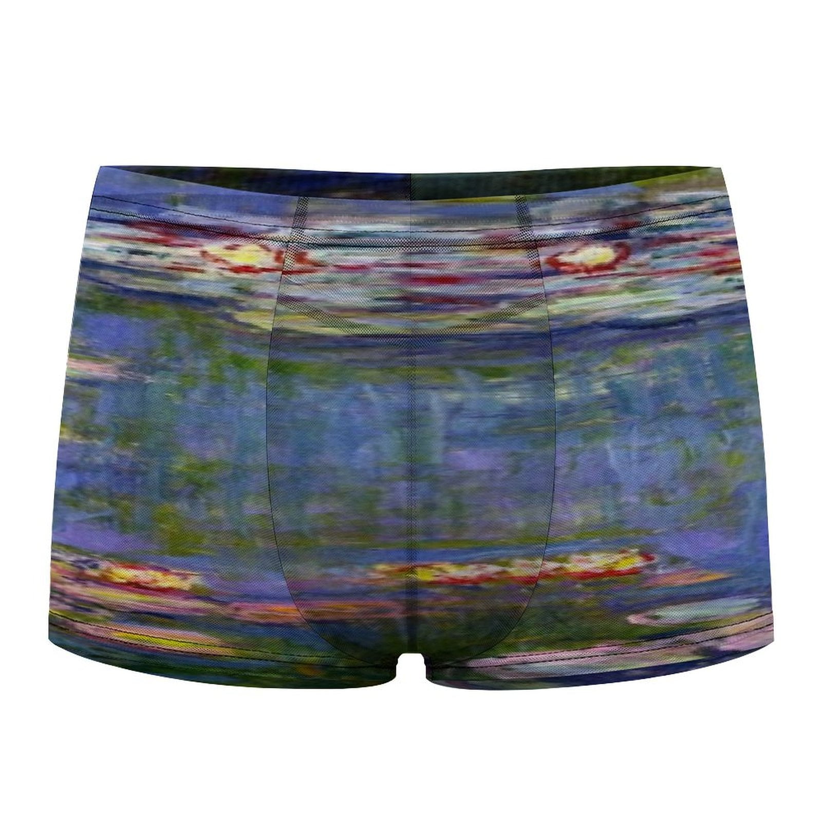 Water Lilies Men's Mesh Boxer Briefs Cooling Breathable Sports ...